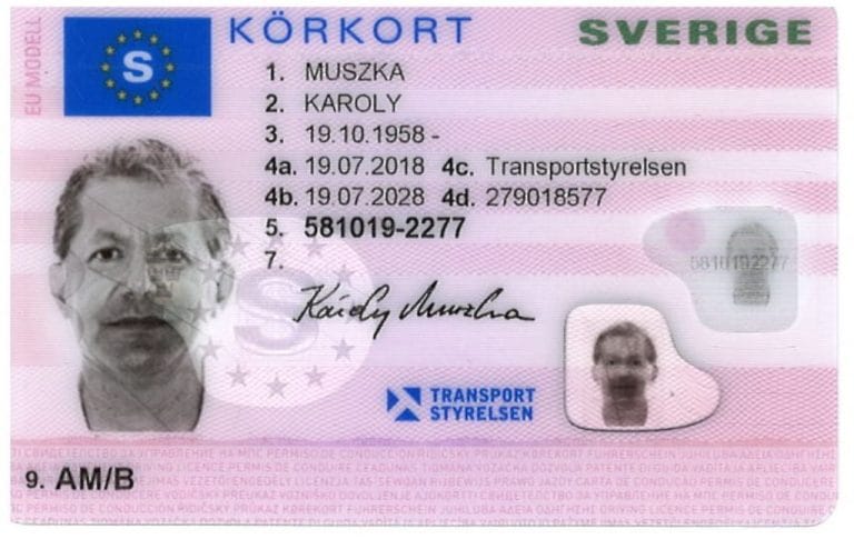 Trafikverket Företagsbokning - Köp svenskt körkort för att köra bil i ...